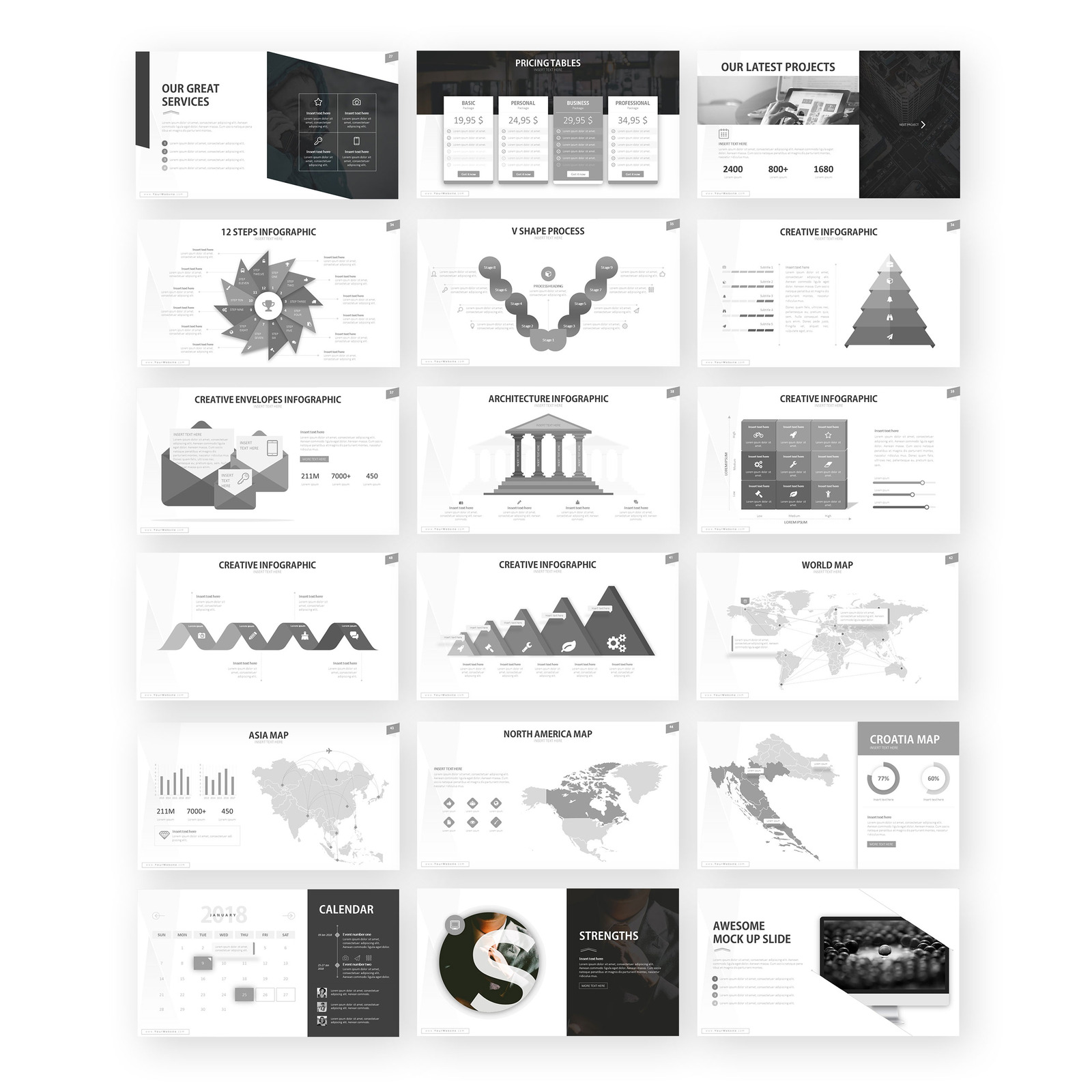Fleet v.2- Creative Presentation PowerPoint template