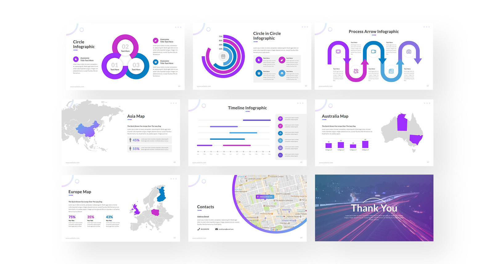 Curve - Creative Presentation PowerPoint template