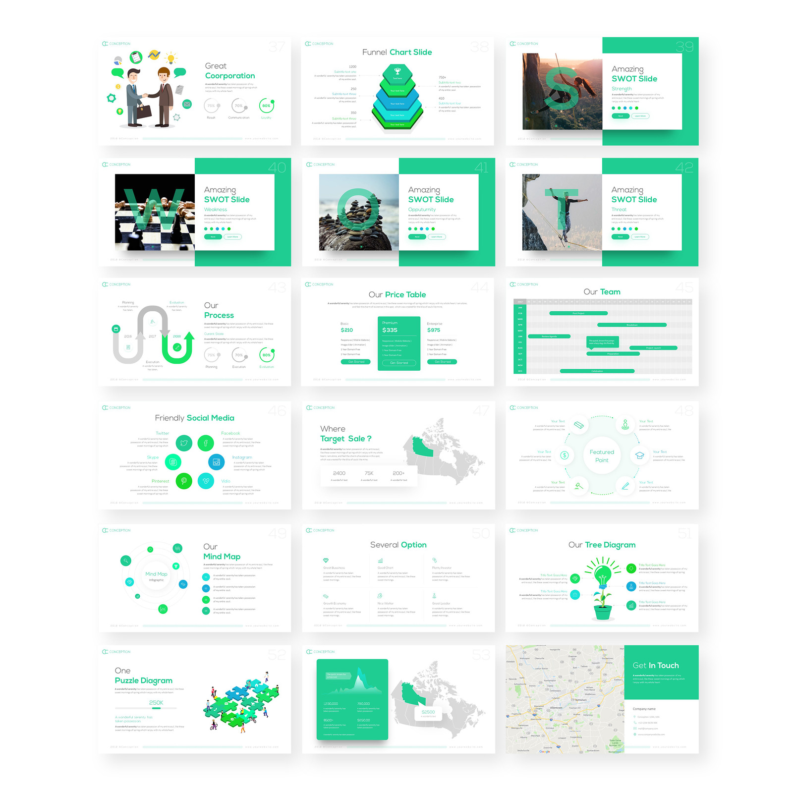 Conception - Business And Corporate PowerPoint template