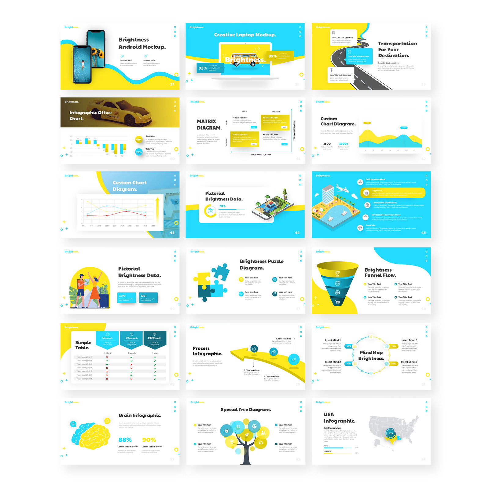 Brightness - Multipurpose Presentation PowerPoint template