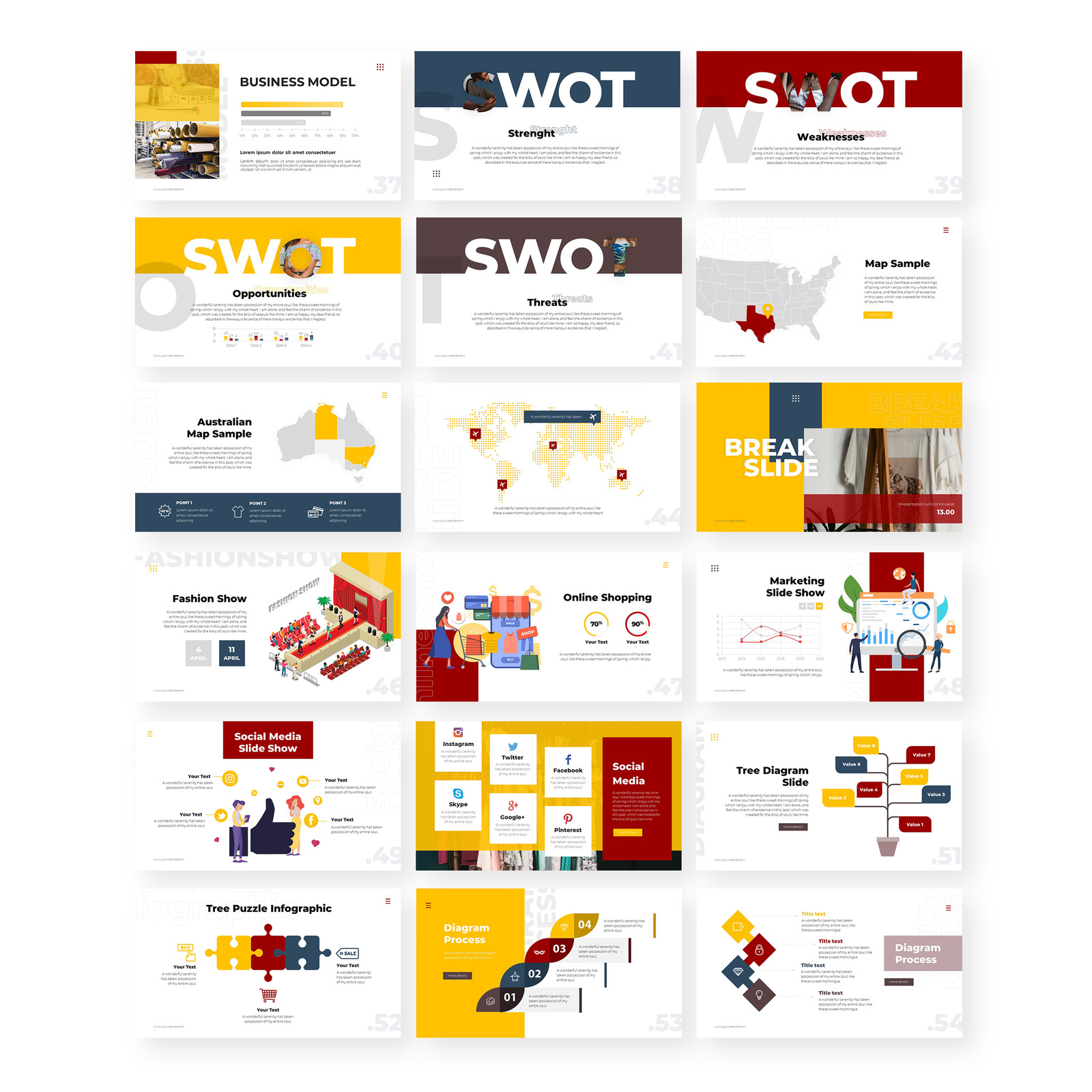 MV Clothes Fashion Presentation PowerPoint template