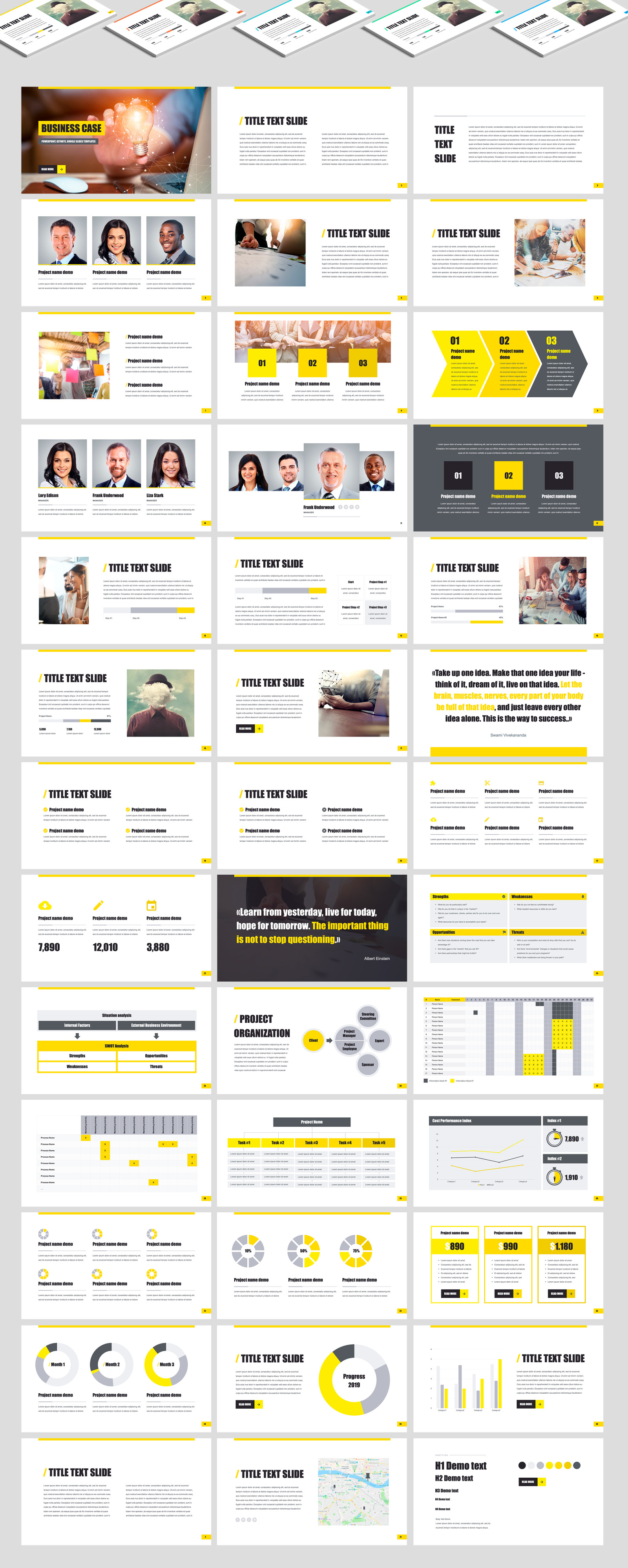 Business Case PowerPoint template #77634 - TemplateMonster