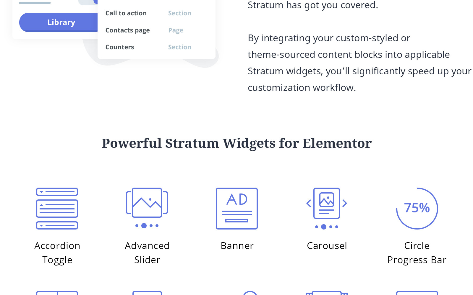 Elementor Widgets - Stratum #112683 - TemplateMonster