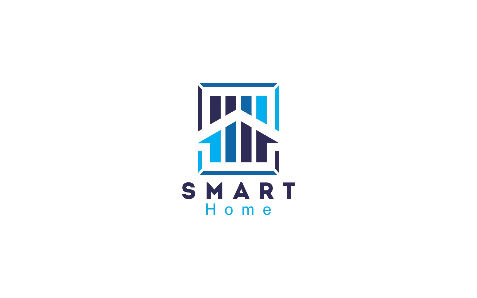 Smart Home Logo Template #122050 - TemplateMonster