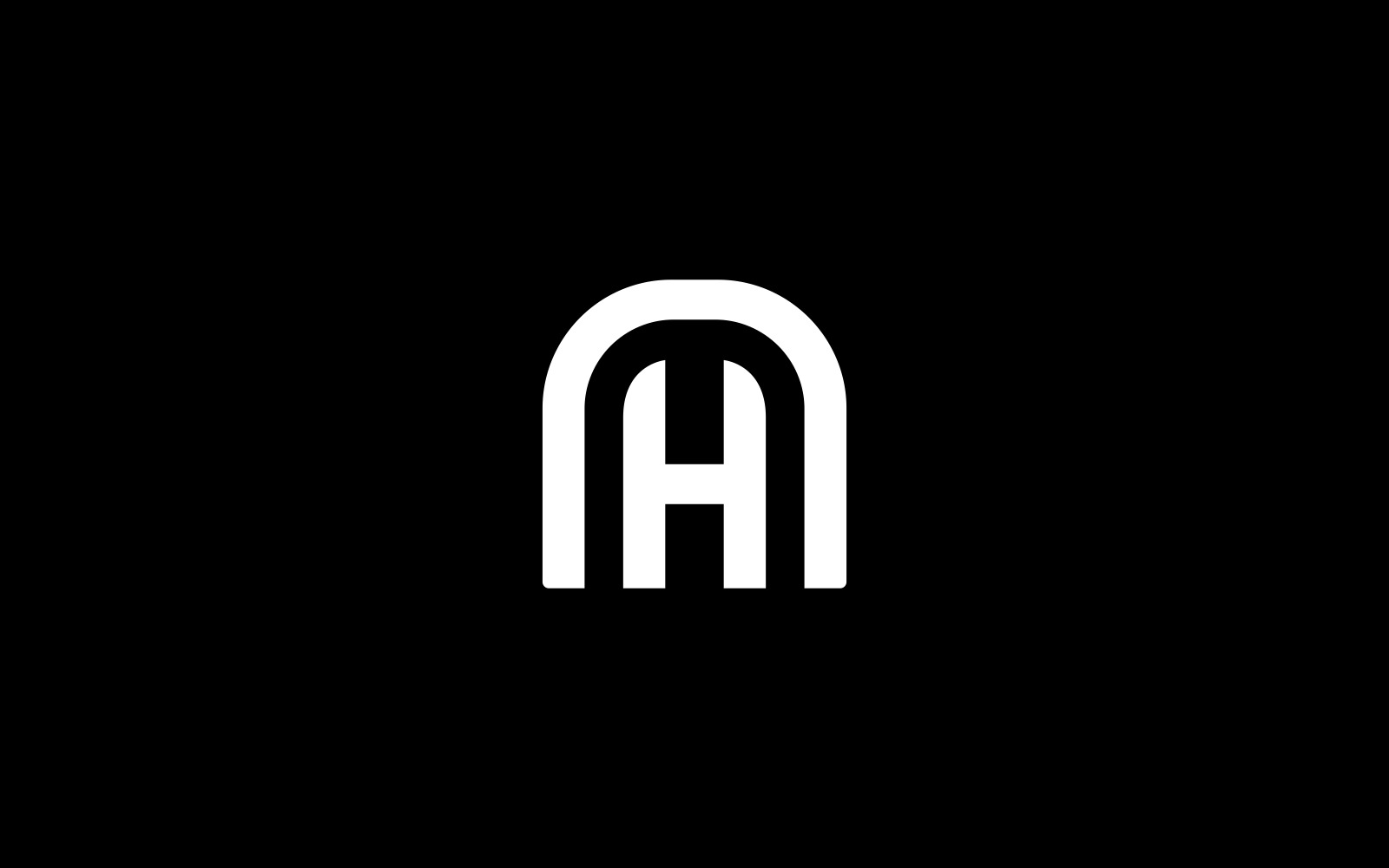 AH Monogram Logo Template #122045 - TemplateMonster