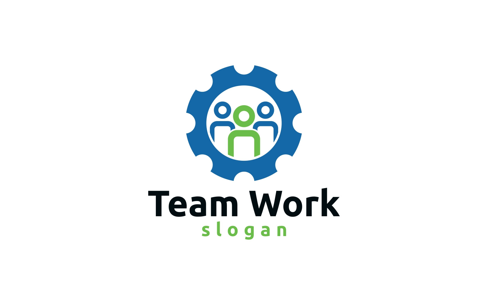Team Work Logo Template #122052 - TemplateMonster