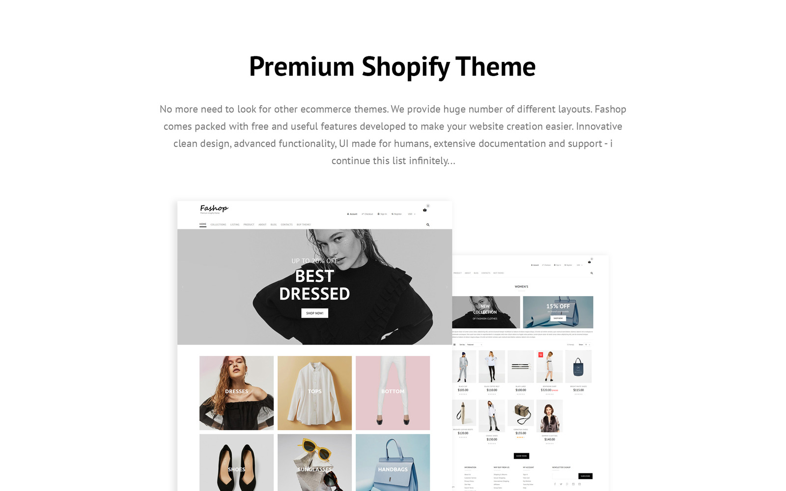 Fashop Apparel Shopify Theme #71837 - TemplateMonster