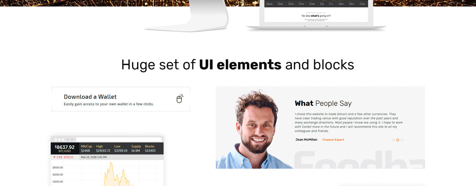 Blockchain technology - Efficient Blockchain Project Multipage HTML ...