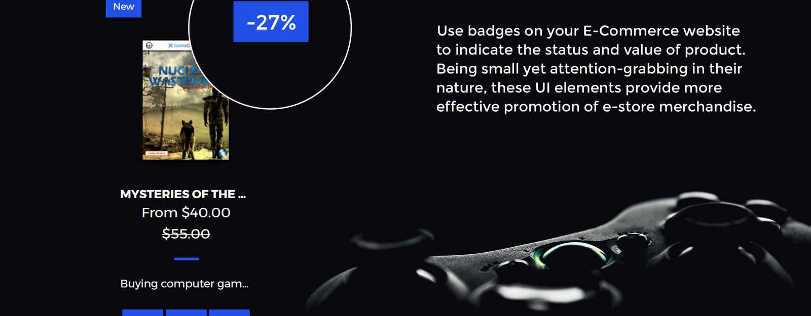 Game Console - Bright Gaming Shopify Theme - TemplateMonster