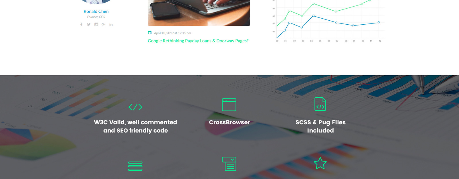 SEO Studio - Consulting HTML with Novi Builder Landing Page Template