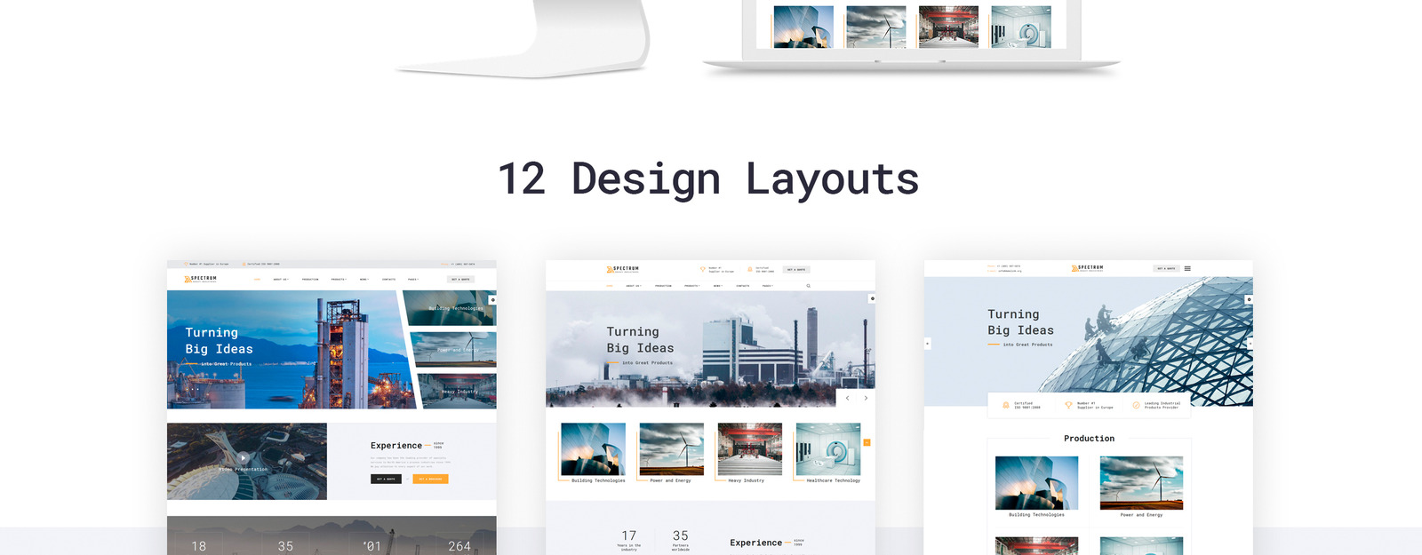 Spectrum - Construction Multipage HTML Website Template