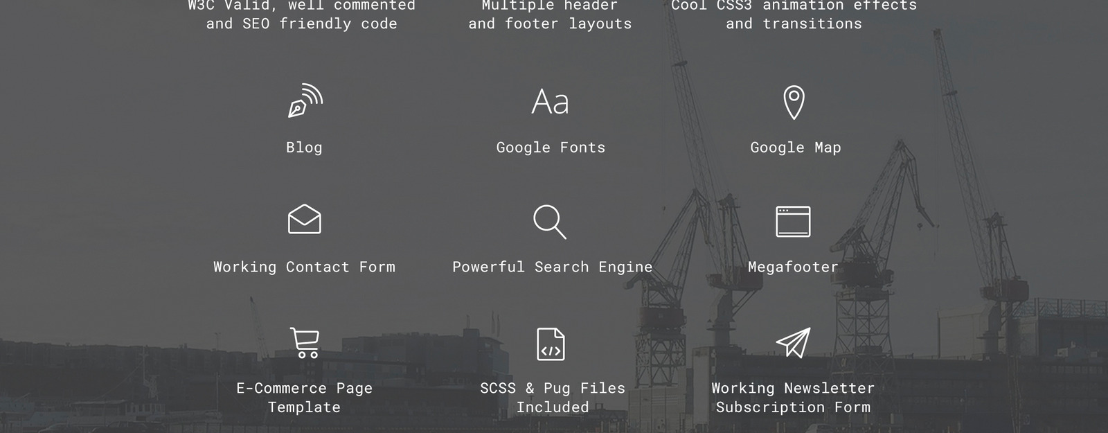 Spectrum - Construction Multipage HTML Website Template