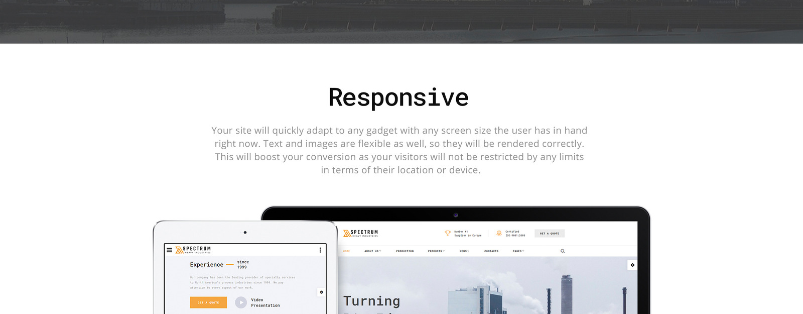 Spectrum - Construction Multipage HTML Website Template