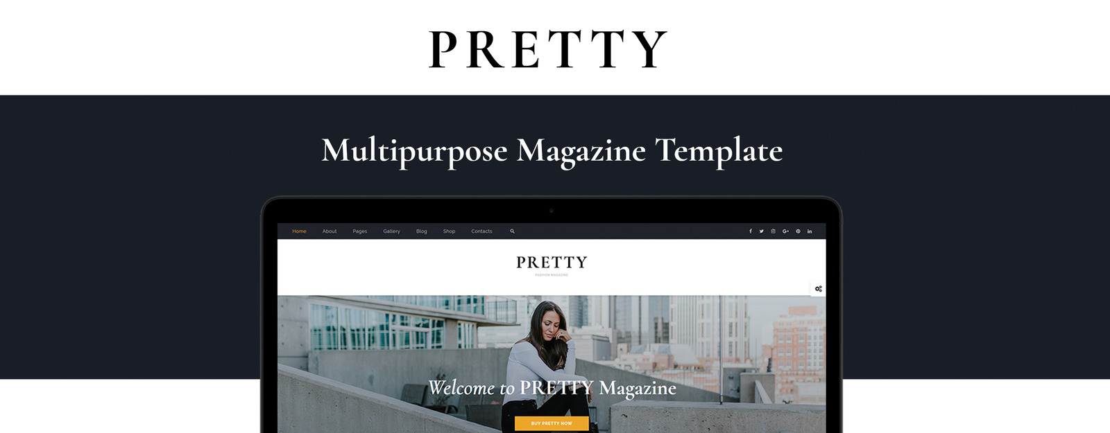 Pretty - Magazine Multipurpose HTML5 Website Template