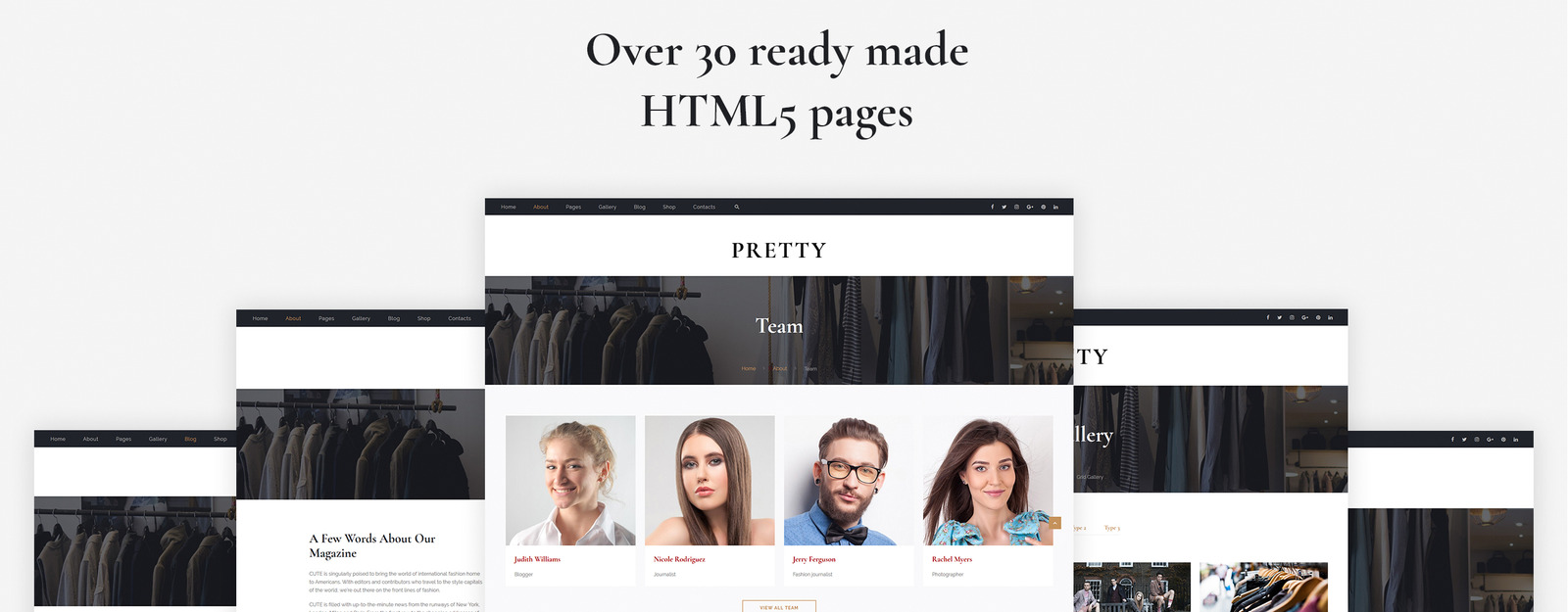 Pretty - Magazine Multipurpose HTML5 Website Template