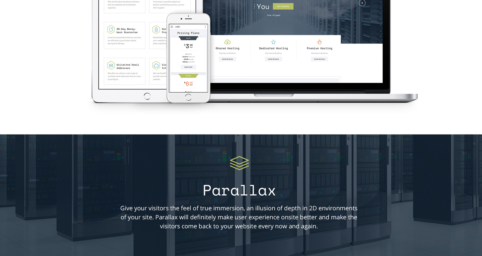 Cloud - Domain and Hosting Multipage Website Template