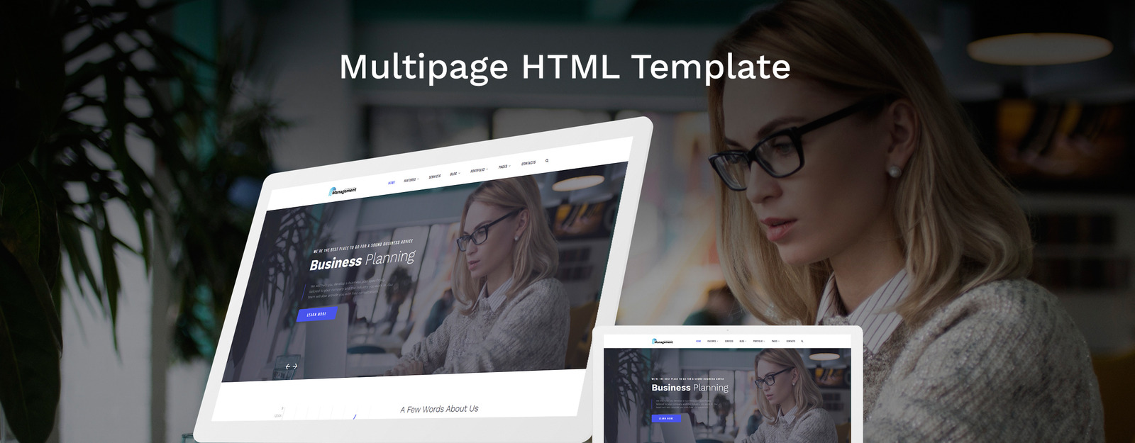 Management Company - Elegant Business Consulting Company Website Template