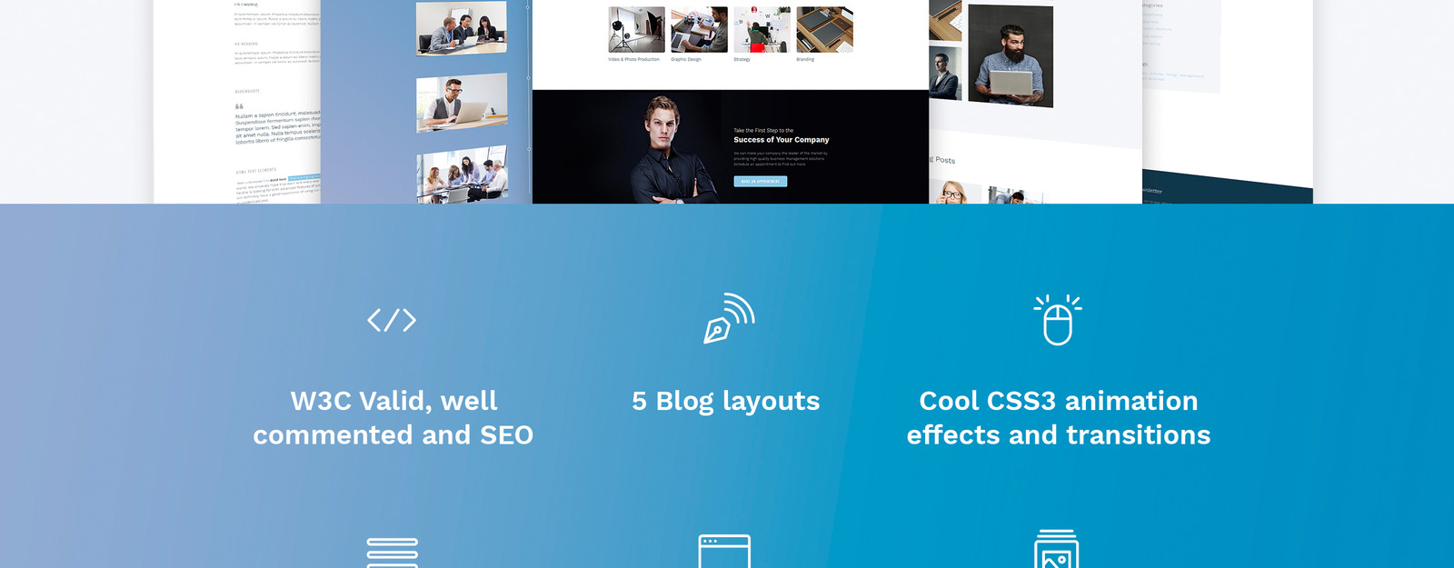 Promo - Advertising Agency Multipage HTML5 Website Template