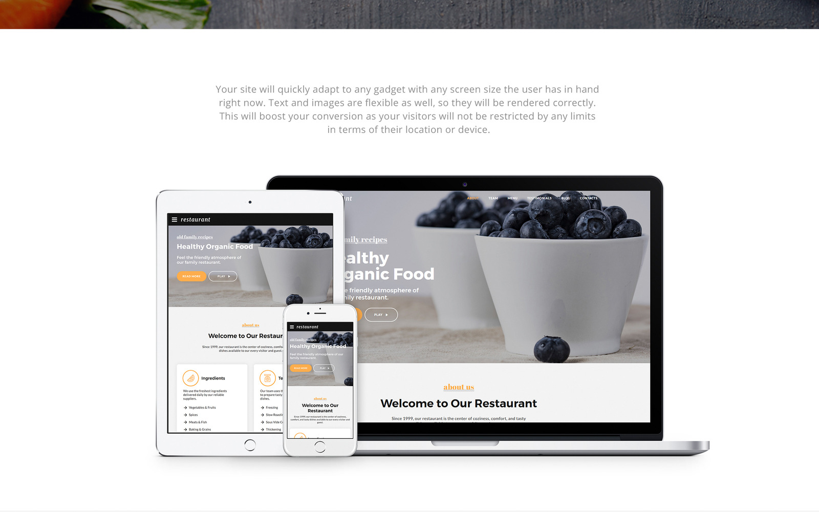 Restaurant - Cafe & Restaurant Services HTML5 Landing Page Template