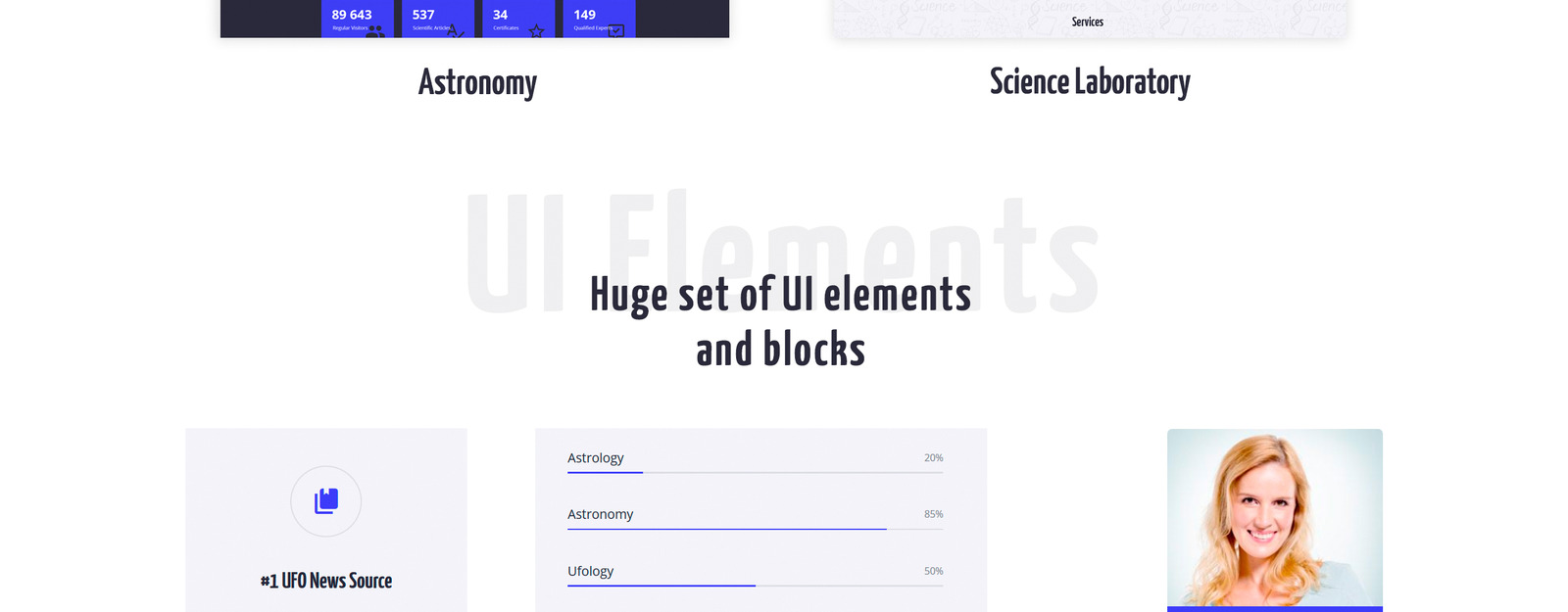 Science - Multipurpose HTML5 Website Template