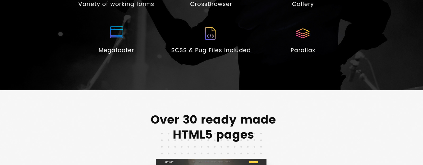 Eventy - Nice Public Event Multipurpose HTML Website Template