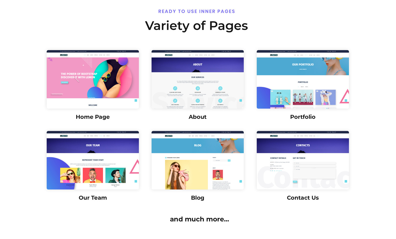 Lemon - Design Company Responsive HTML Website Template