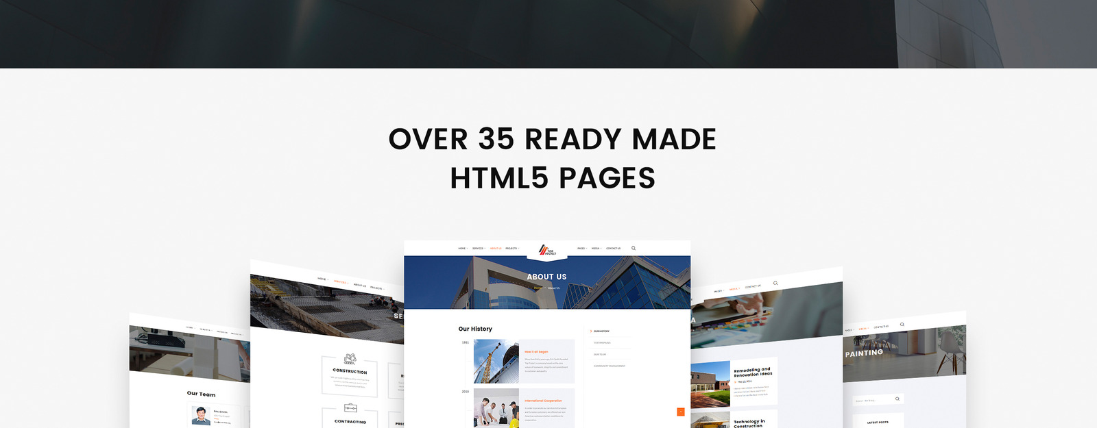 Top Project - Construction Company Multipurpose HTML Website Template