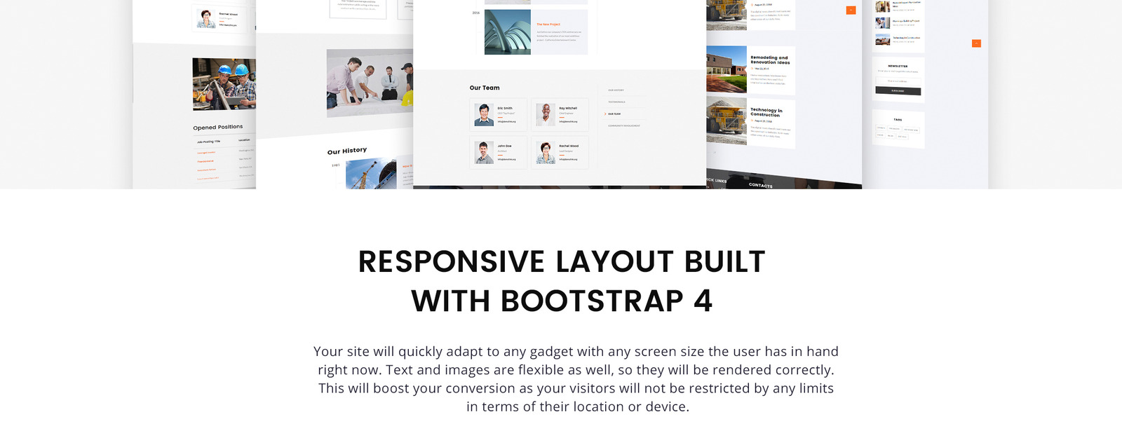 Top Project - Construction Company Multipurpose HTML Website Template