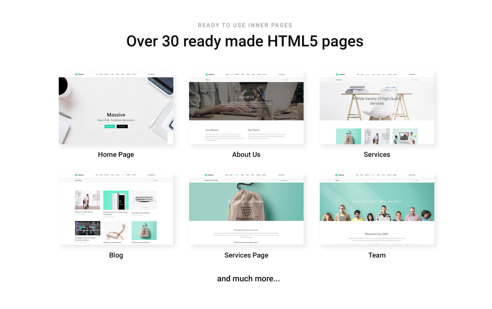 Massive - Business Ready-To-Use Website Template