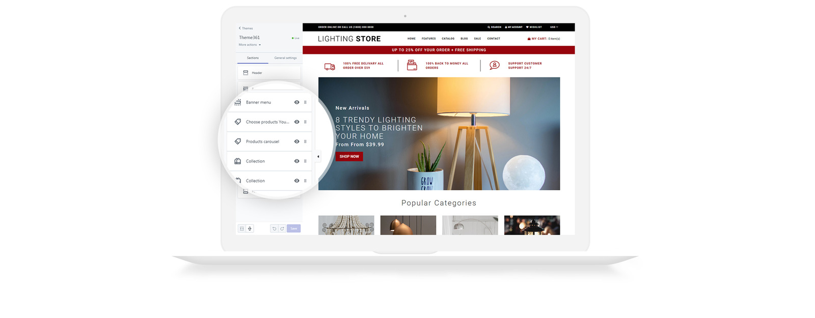 Lighting Store - Lighting Responsive Practical Shopify Theme