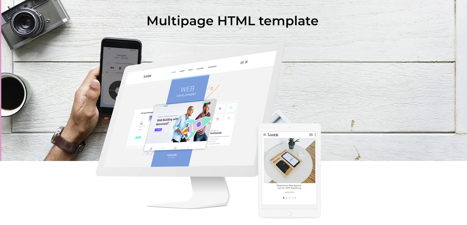 InWeb - Web Development Studio Clean Multipage HTML5 Website Template