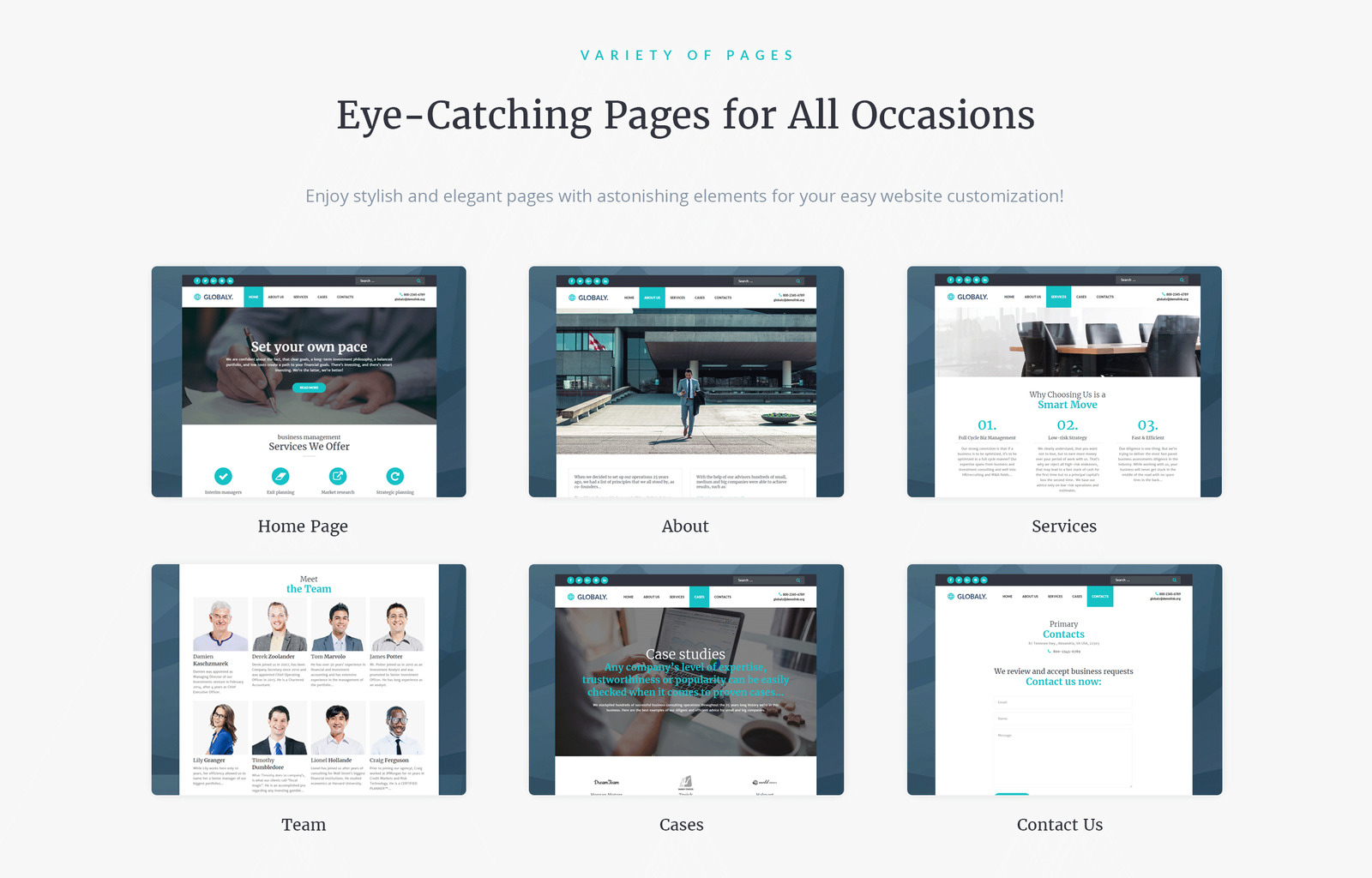 Globaly - Business Multipurpose Modern WordPress Elementor Theme