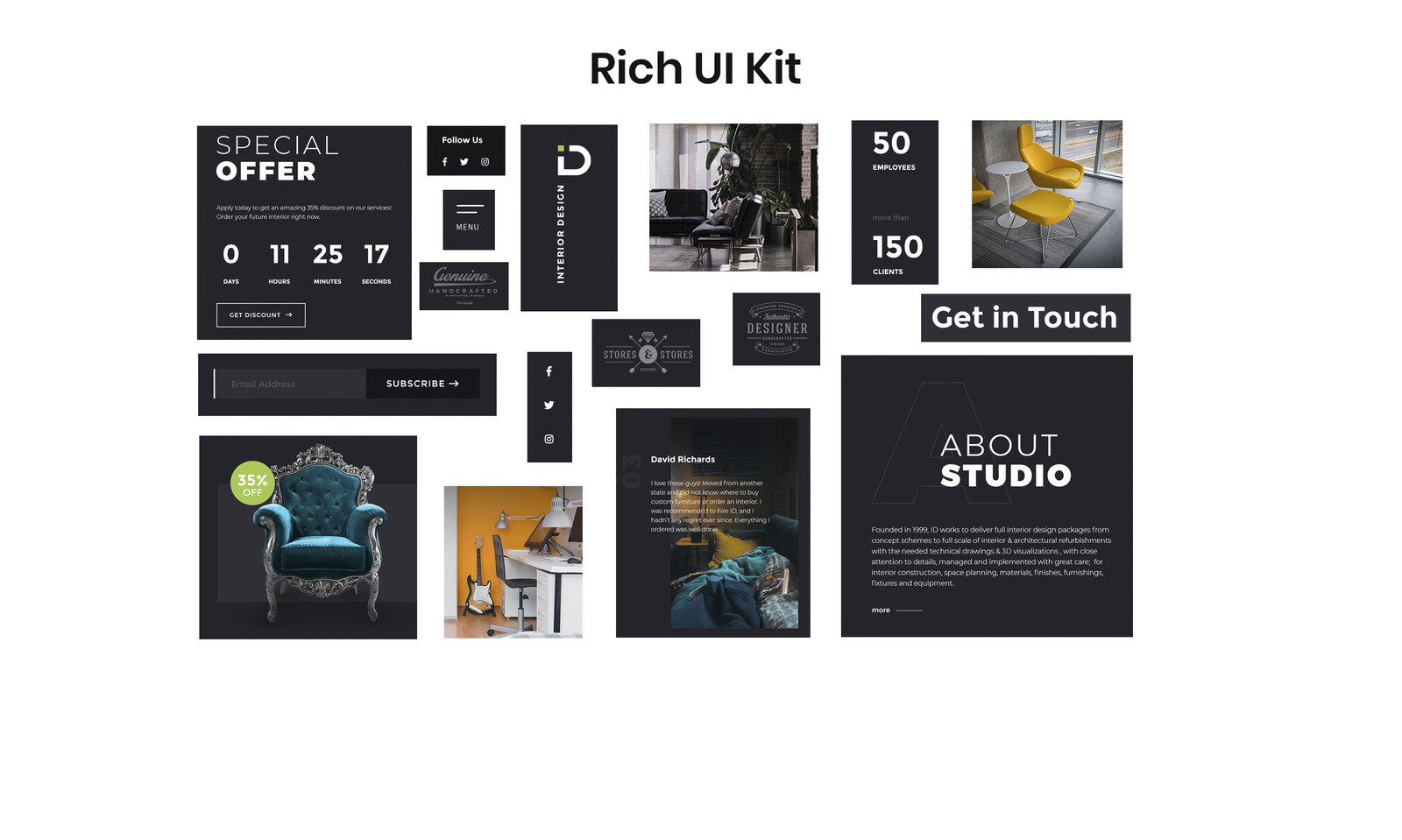 ID - Interior Design Studio Website Template