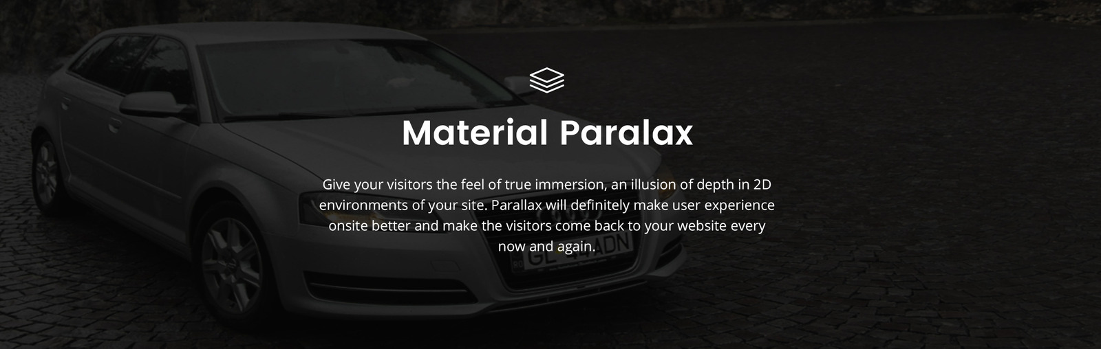 Garage - Car Rental Classic Responsive Website Template