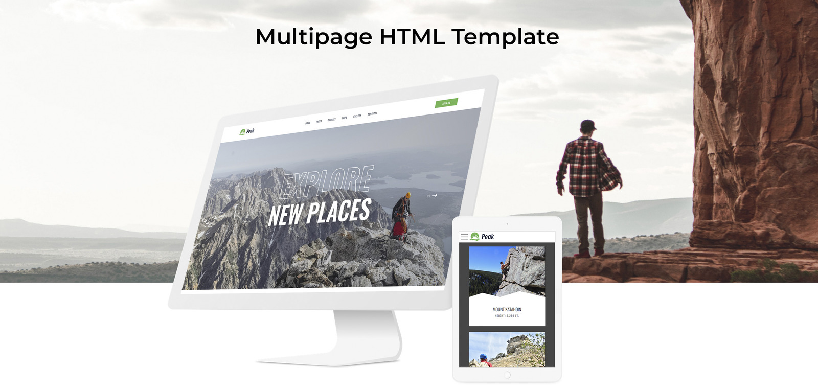 Peak - Climbing Multipage Clean HTML Website Template