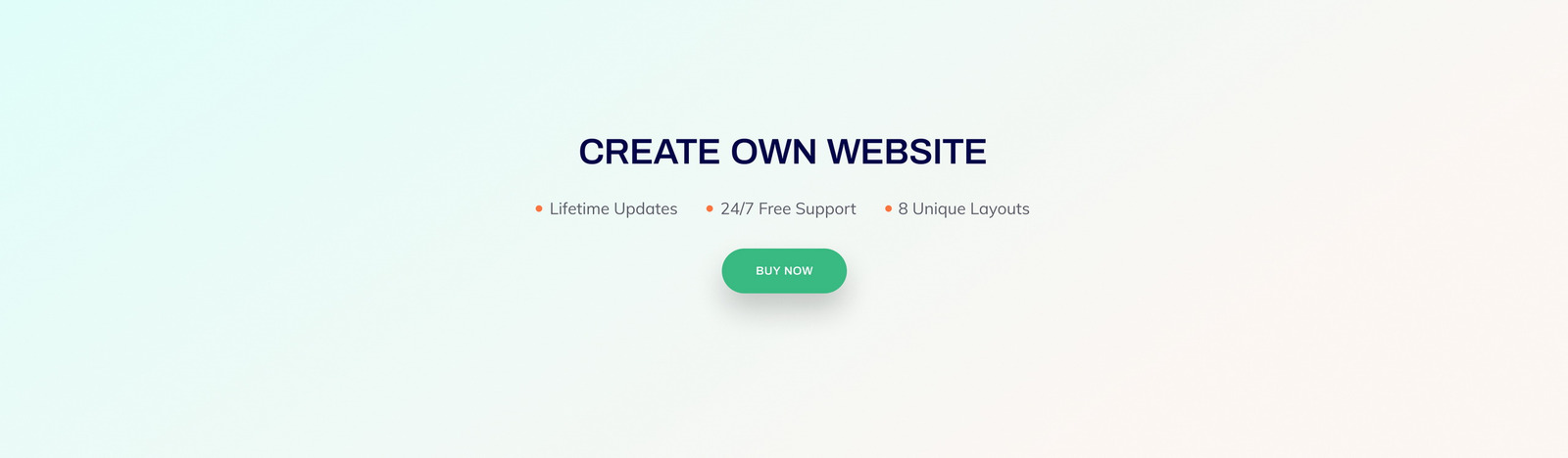 Cute - Universal Multipurpose Creative HTML Website Template