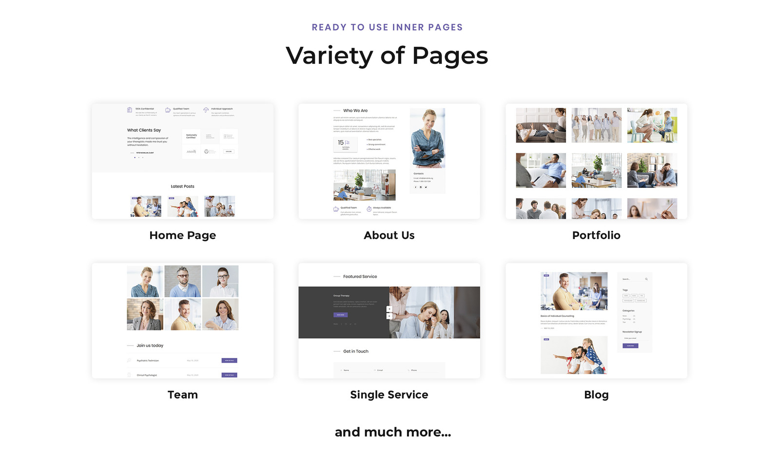 Soul - Supportive Counseling Multipage HTML Website Template