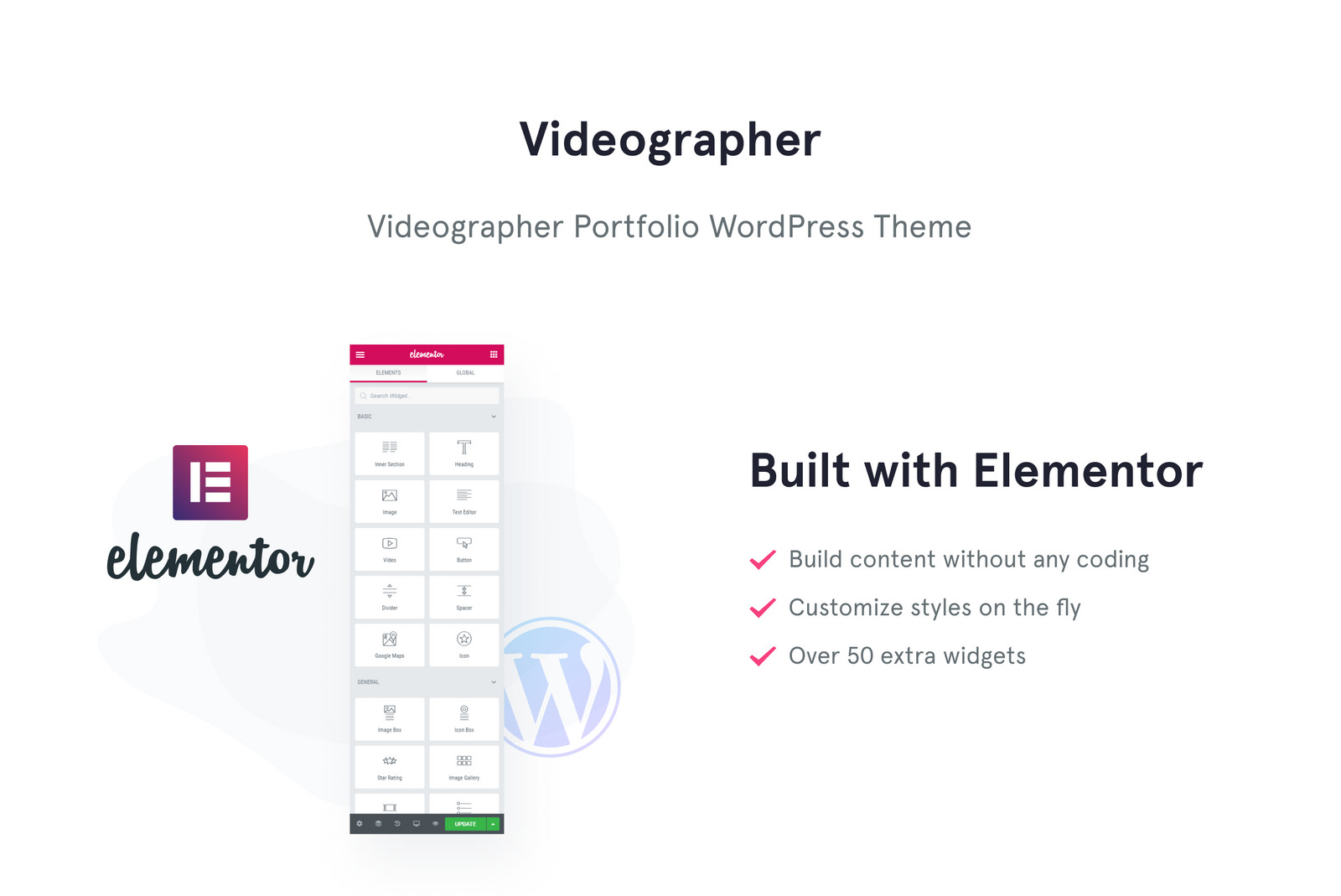 Videographer Portfolio WordPress Theme - TemplateMonster