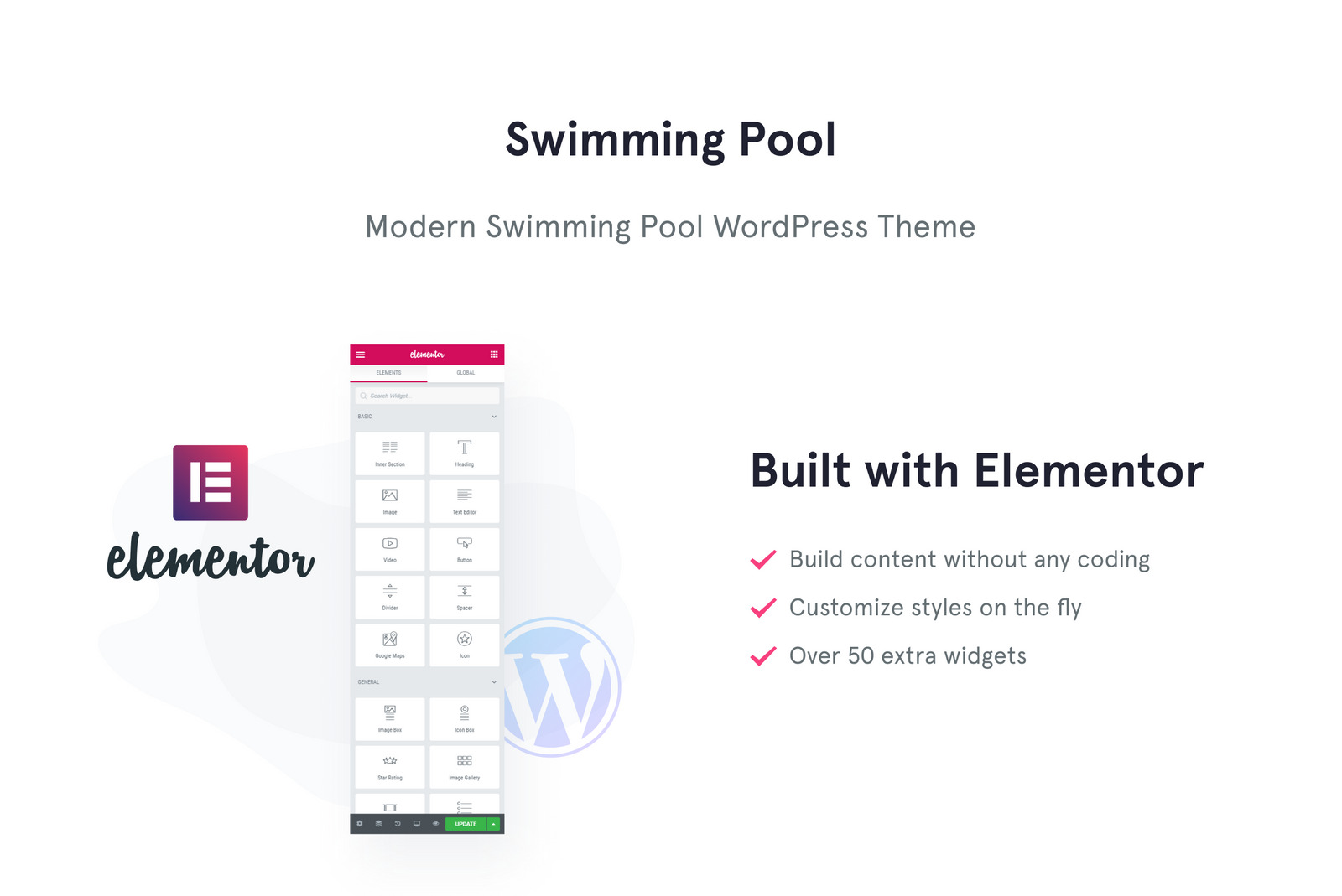 Swimming Pool - Modern Swimming Pool WordPress Theme