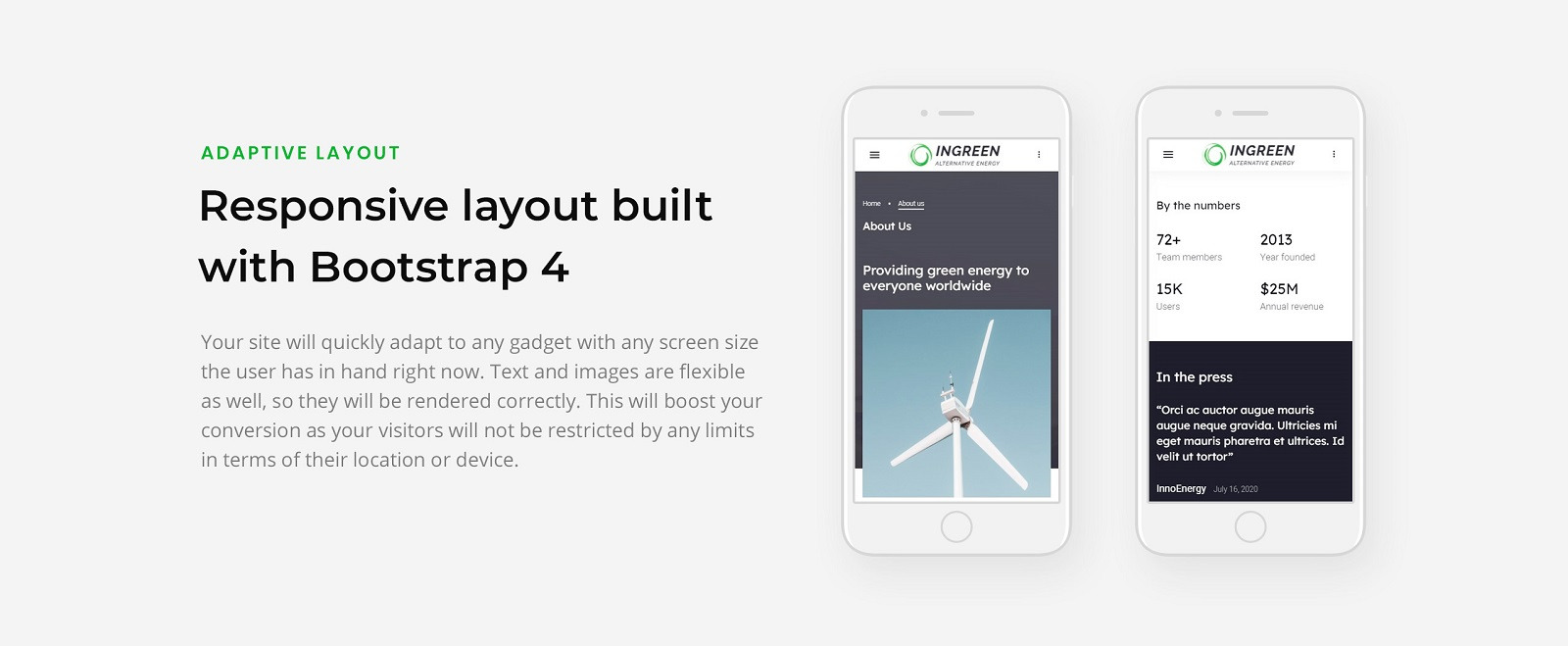InGreen - Green Energy Website Template - TemplateMonster