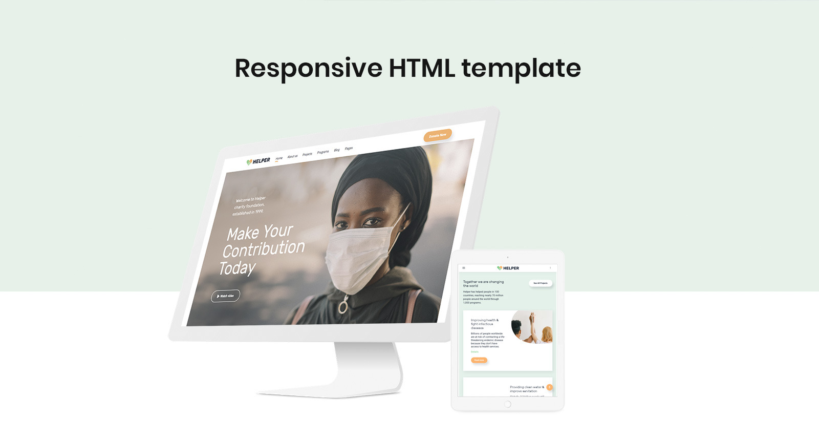 Helper - Charity Organisation Website Template