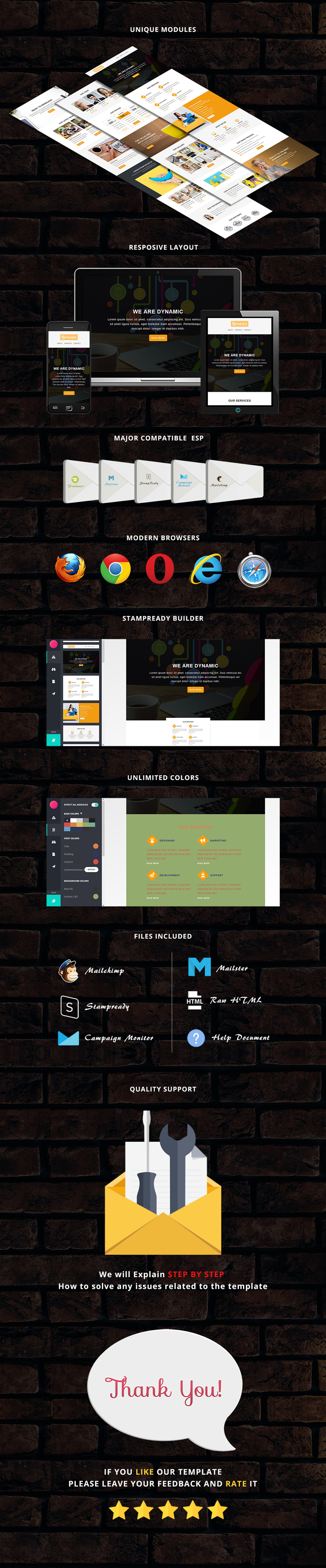 DYNAMIC - Responsive Email Newsletter Template