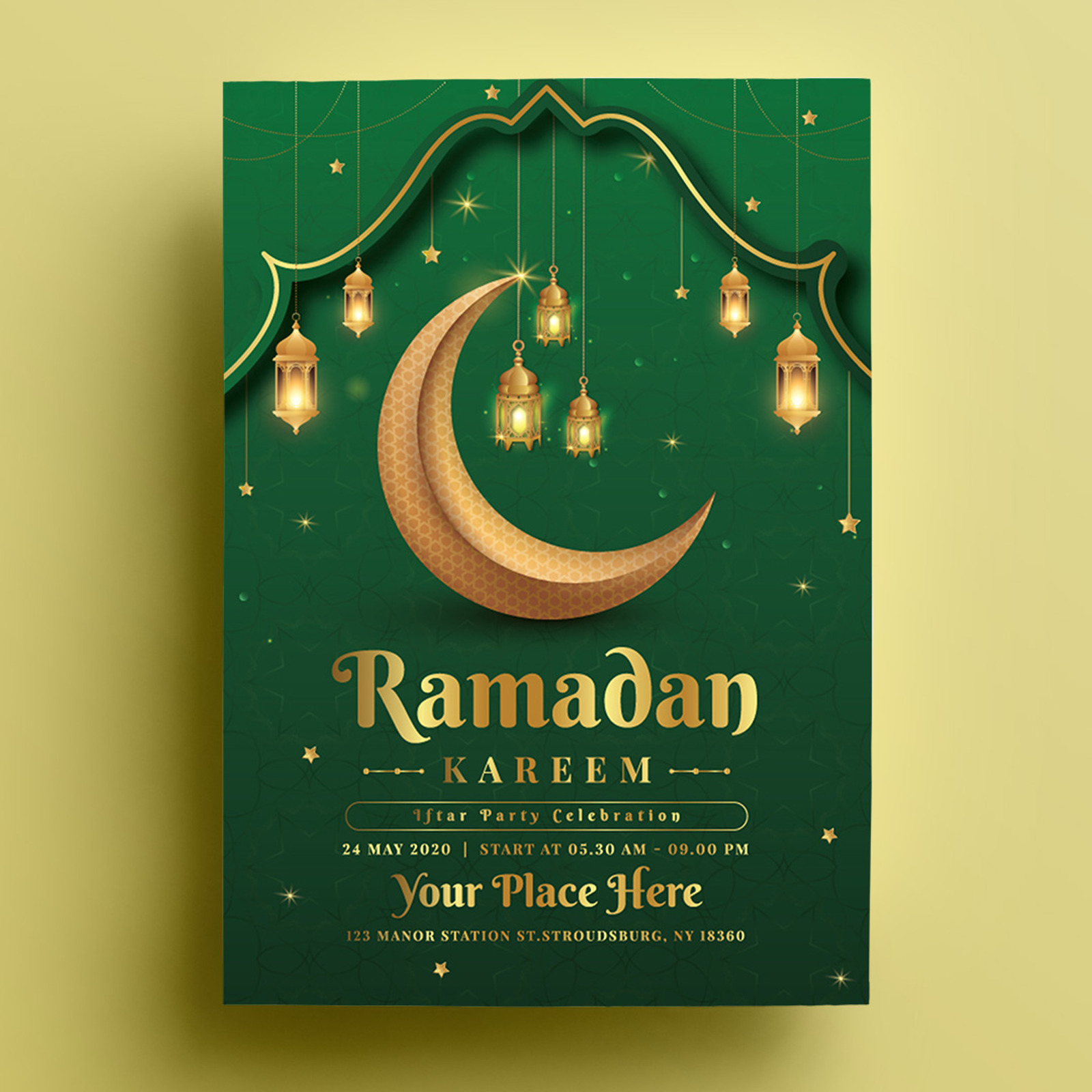 Ramadan Flyer - Corporate Identity Template - TemplateMonster