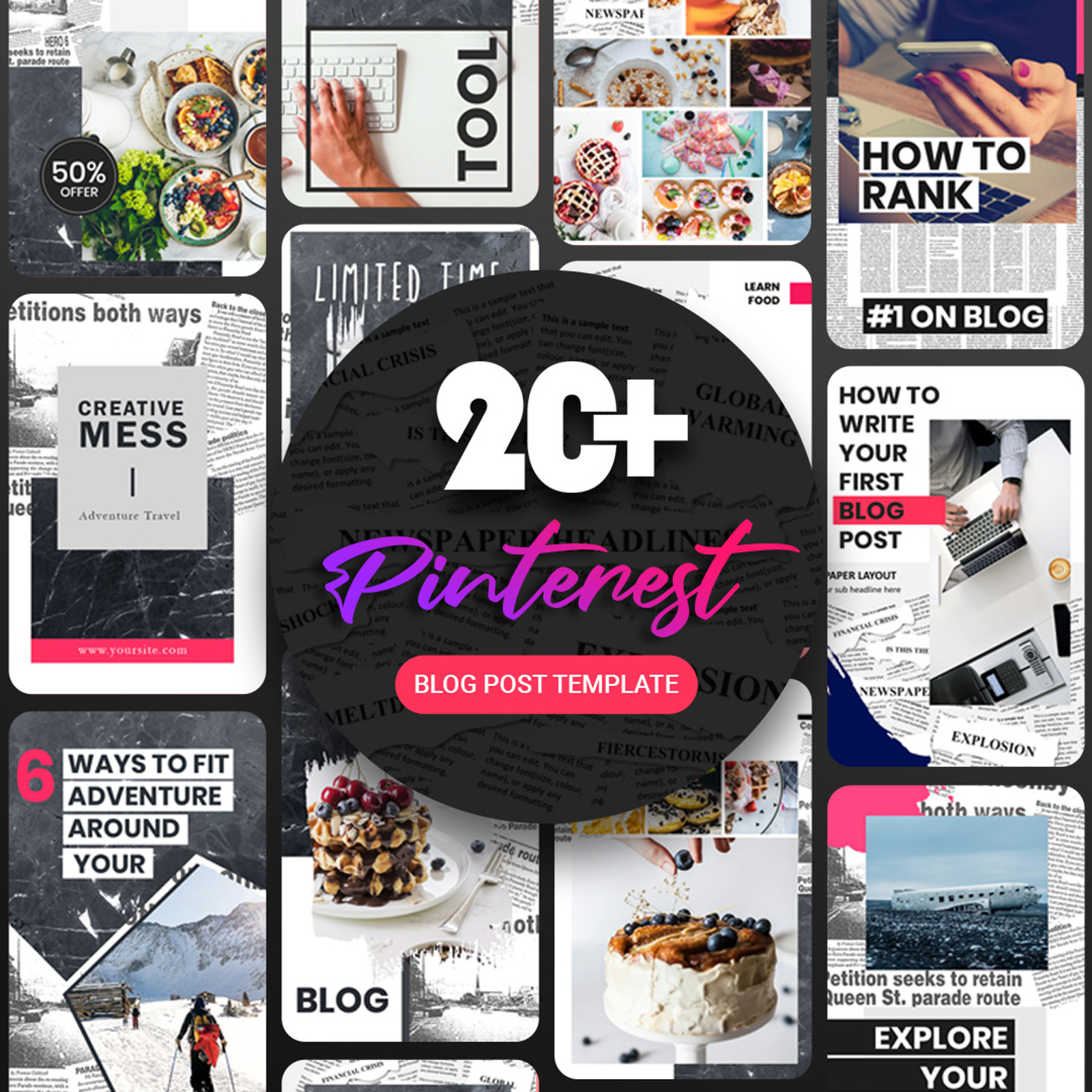 Pinterest Post Social Media Template - TemplateMonster