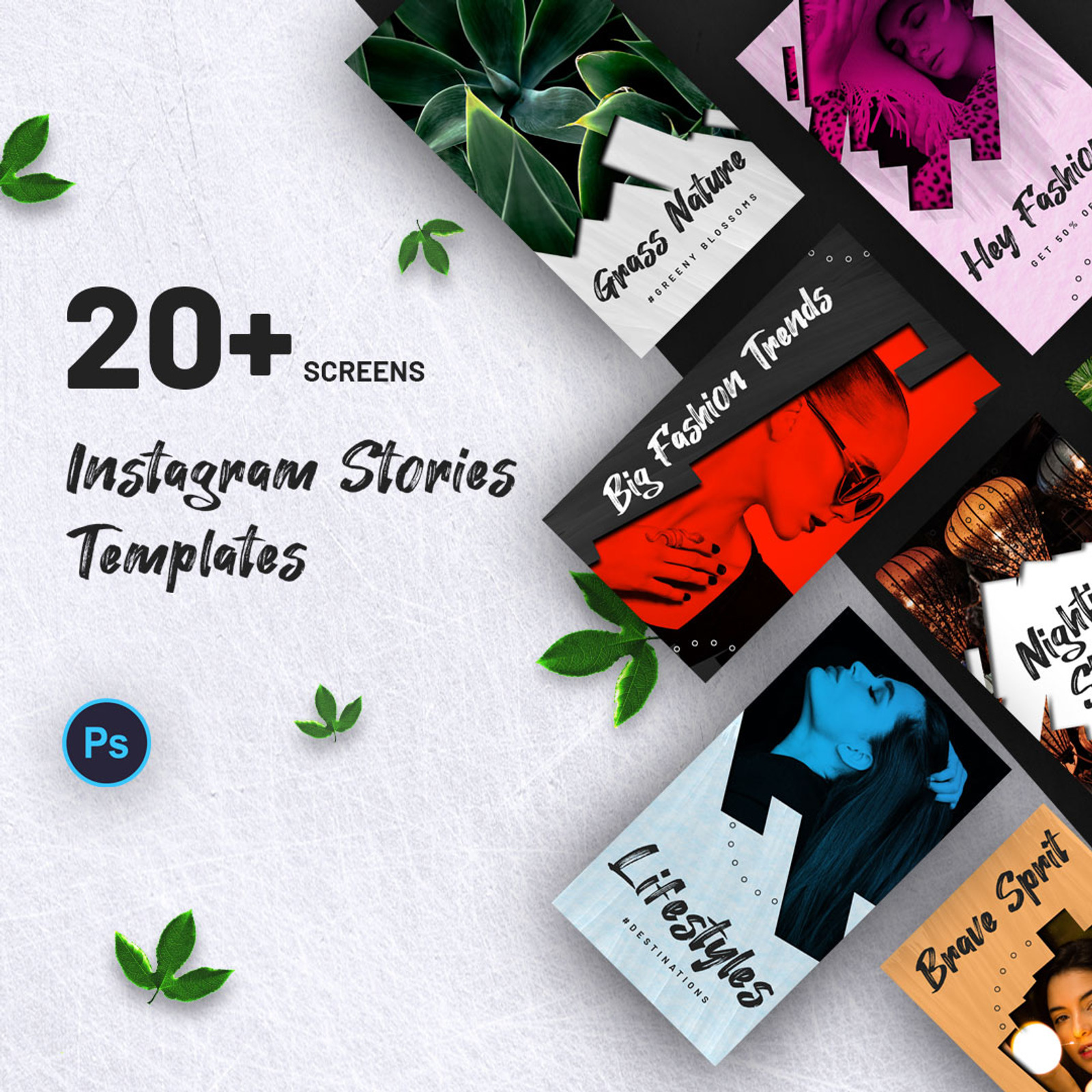 Instagram Stories Social Media Template - TemplateMonster