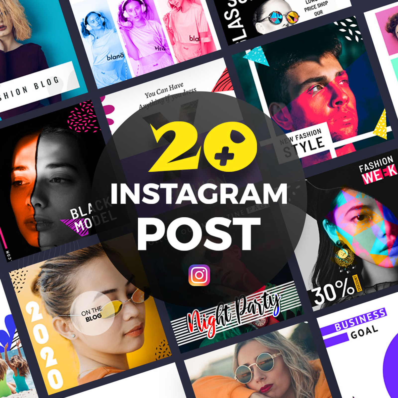 Creative Instagram Post Social Media Template
