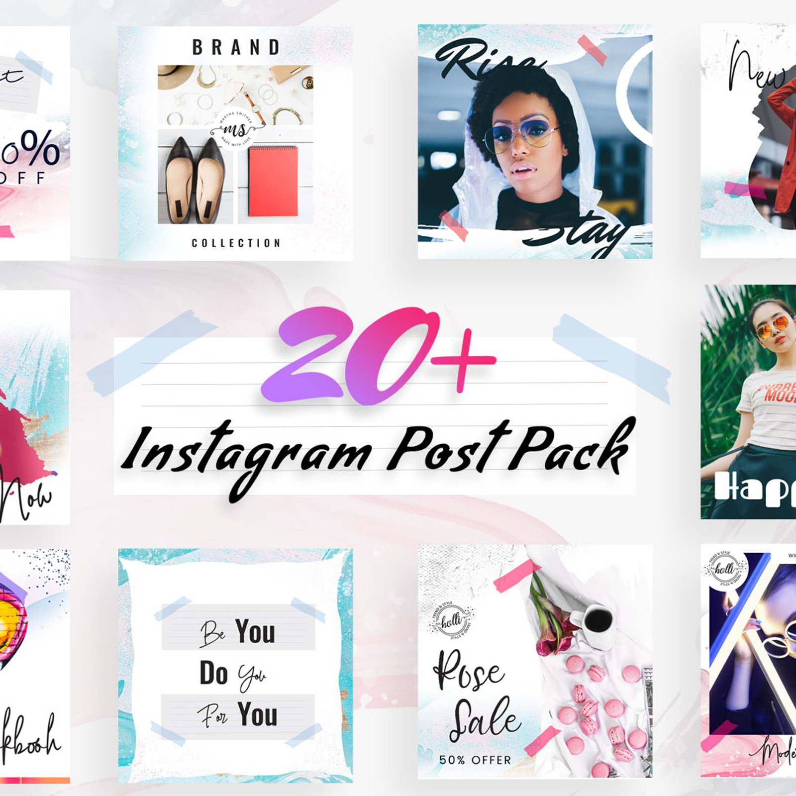 Modern Instagram Post Social Media Template - TemplateMonster