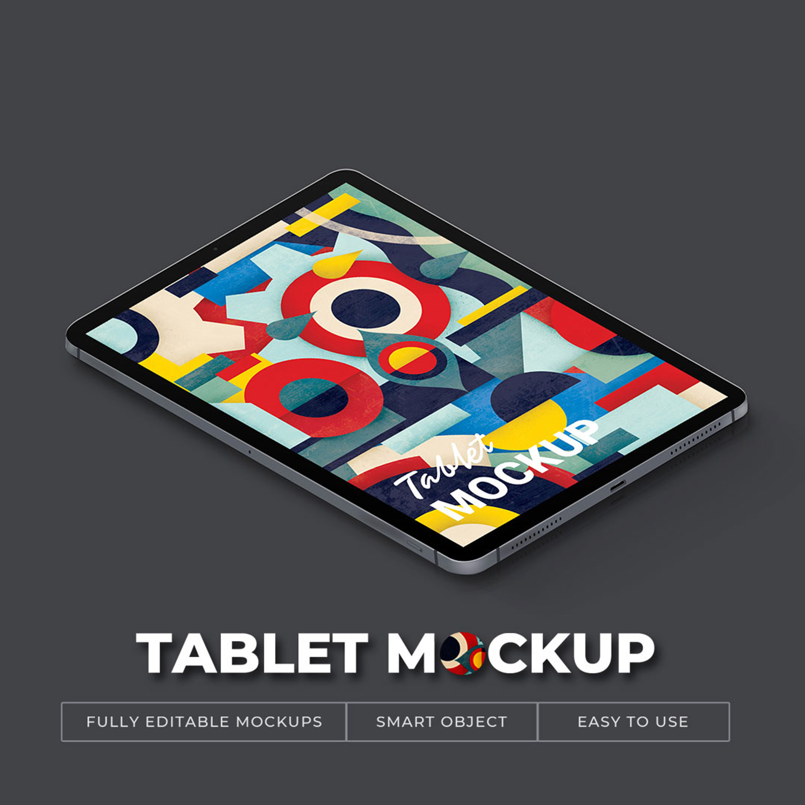 Tablet product mockup #153488 - TemplateMonster