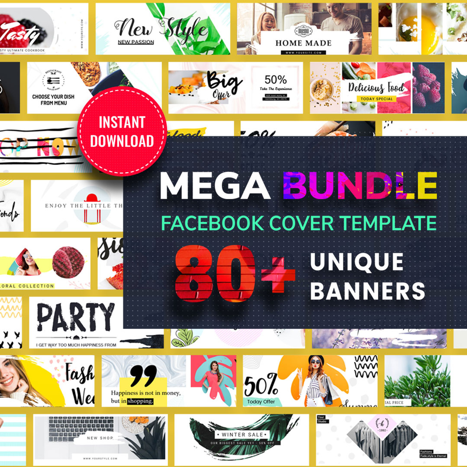 Facebook Cover Mega Bundle Social Media Template