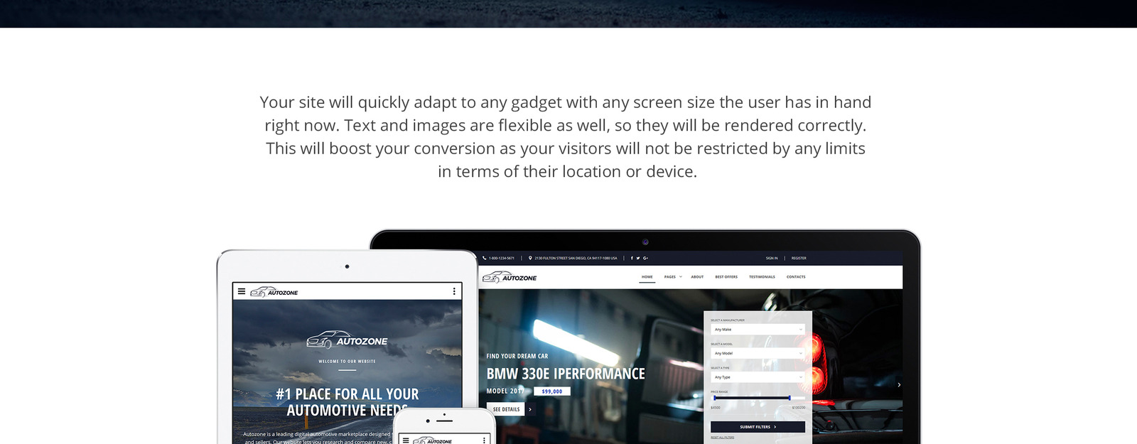 Autozone - Auto Dealer Bootstrap HTML5 Website Template